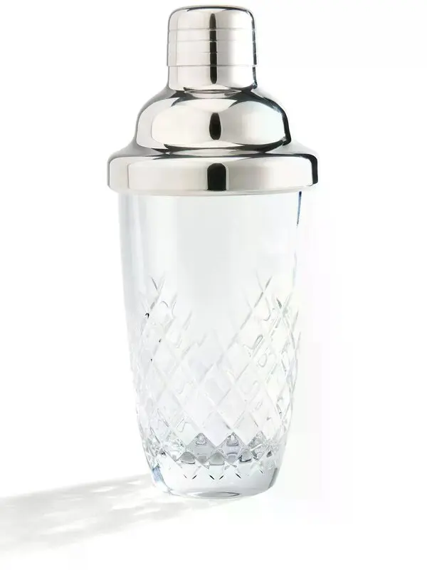 SOHO HOME Barwell Crystal Martini Shaker - Neutrals