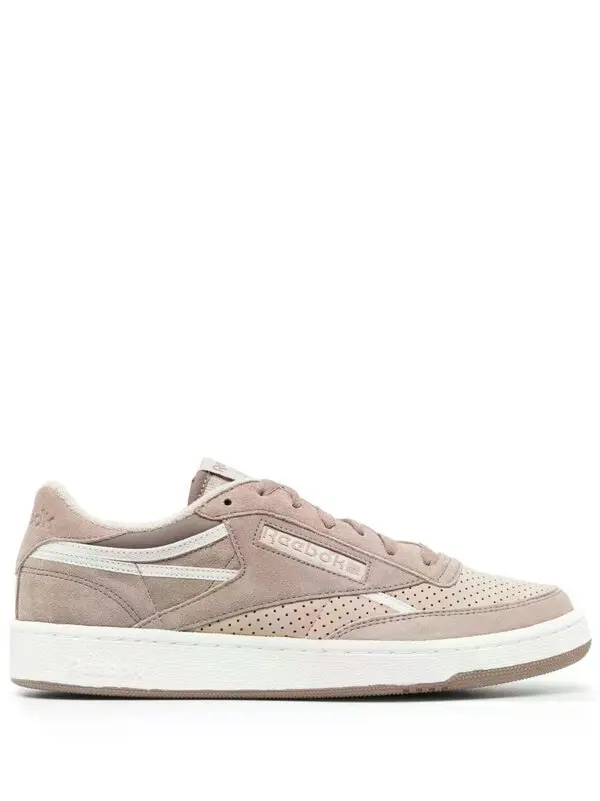 REEBOK Club C 85 Vintage Suede Panel Sneakers - Neutrals