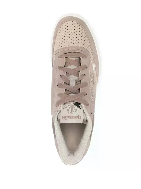 REEBOK Club C 85 Vintage Suede Panel Sneakers - Neutrals