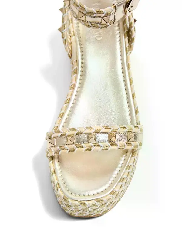 Valentino Garavani Rockstud Flatform Sandals