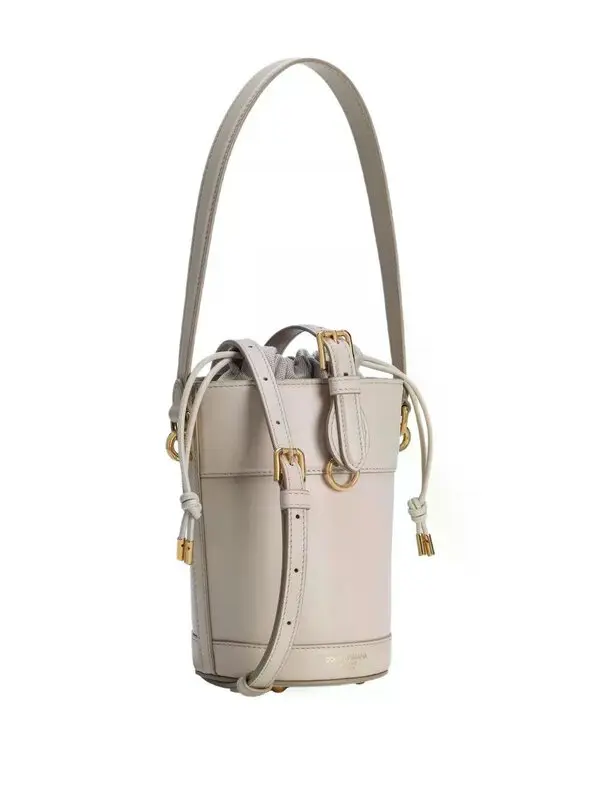 Dolce & Gabbana Capri Logo Bucket Bag - Neutrals