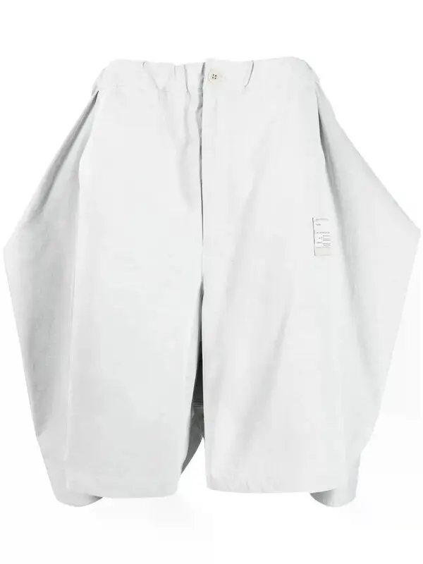 Mihara Yasuhiro Deconstructed Combo Cotton Shorts - Grey
