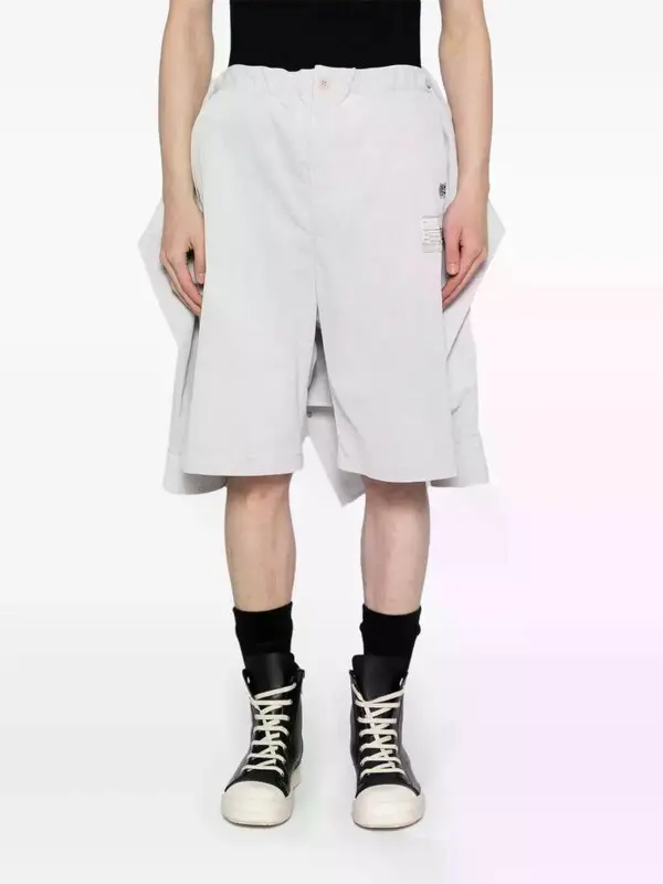 Mihara Yasuhiro Deconstructed Combo Cotton Shorts - Grey
