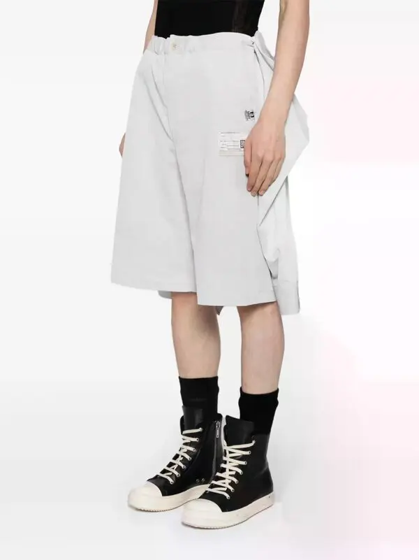 Mihara Yasuhiro Deconstructed Combo Cotton Shorts - Grey