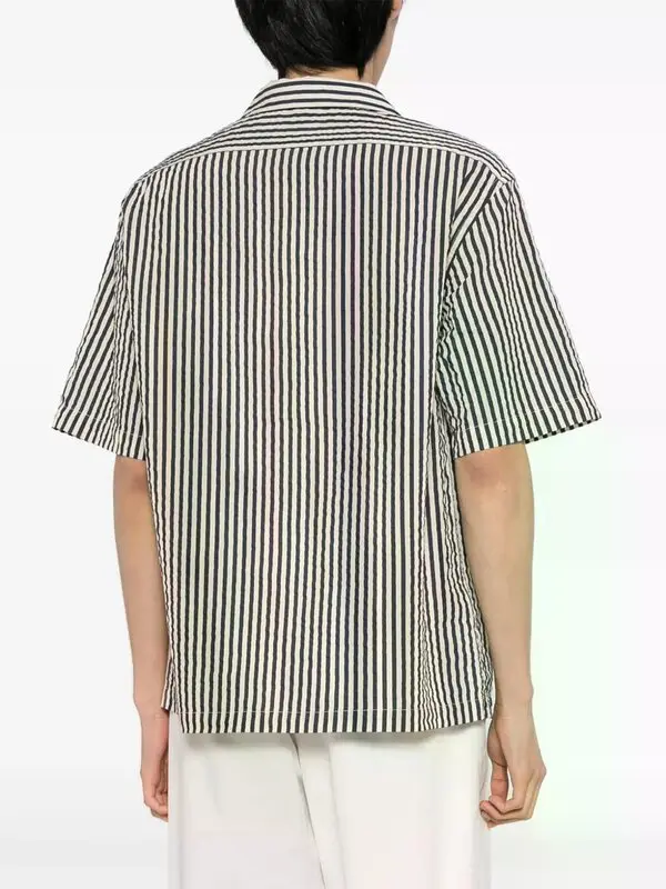 Barena Venezia Striped Seersucker Shirt