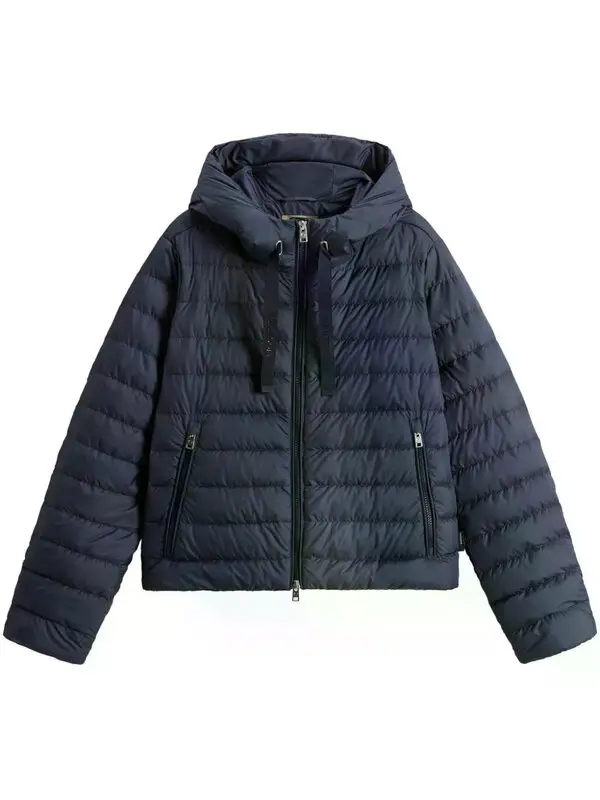 Woolrich Hooded Puffer Jacket With Zip Fastening