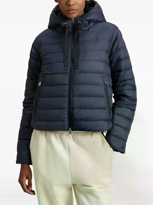 Woolrich Hooded Puffer Jacket With Zip Fastening