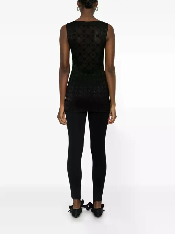 MARINE SERRE Moon Diamond-jacquard Mini Dress
