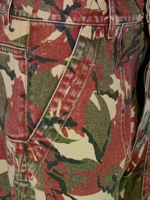 Rabanne Camouflage Print Jeans