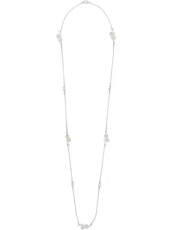 SHAUN LEANE Cherry Blossom Pearl And Diamond Necklace