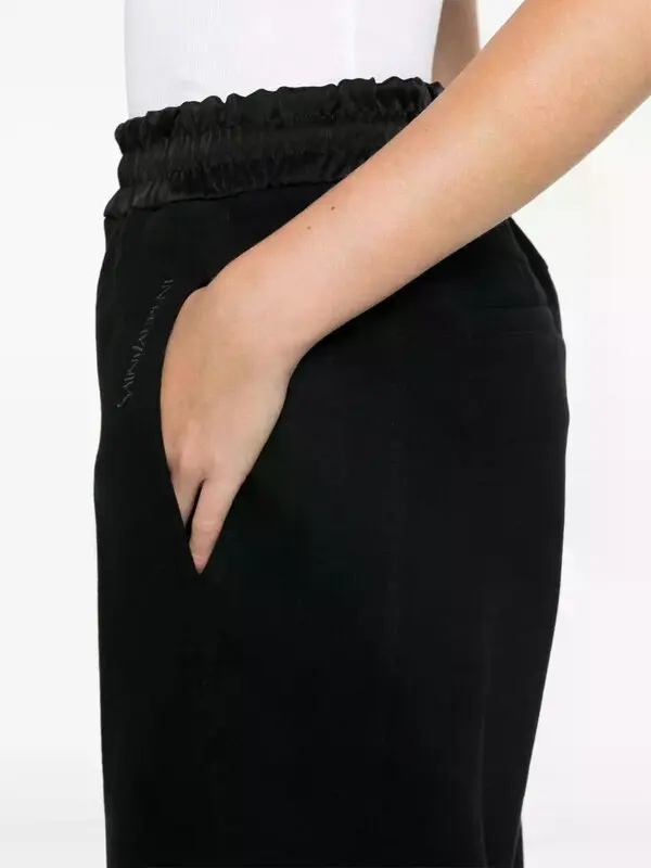 Saint Laurent Logo Embroidered Track Pants
