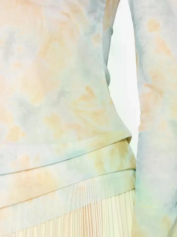 Erika Cavallini Graphic-print Sheer Top