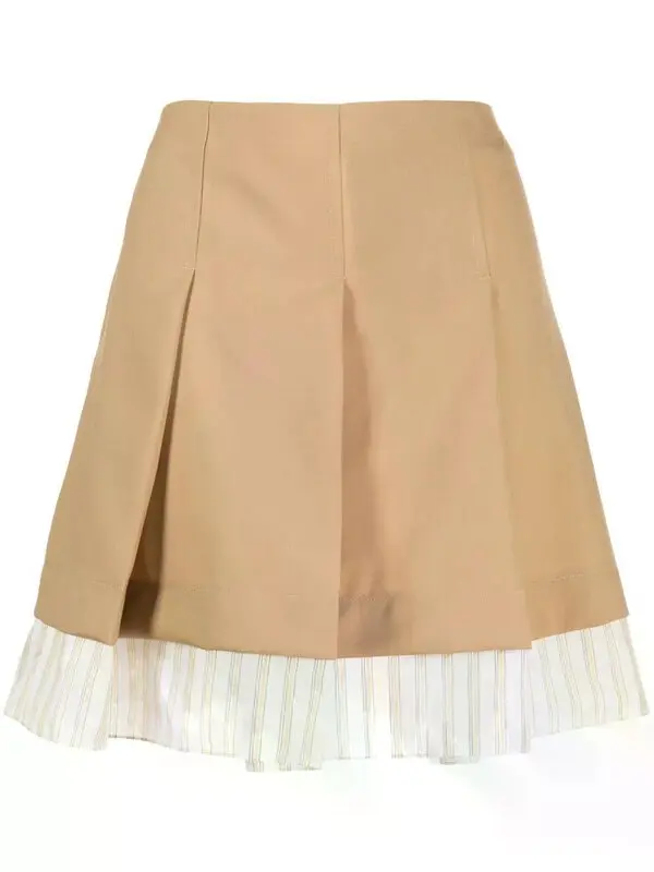 Marni Panelled Pleated Miniskirt