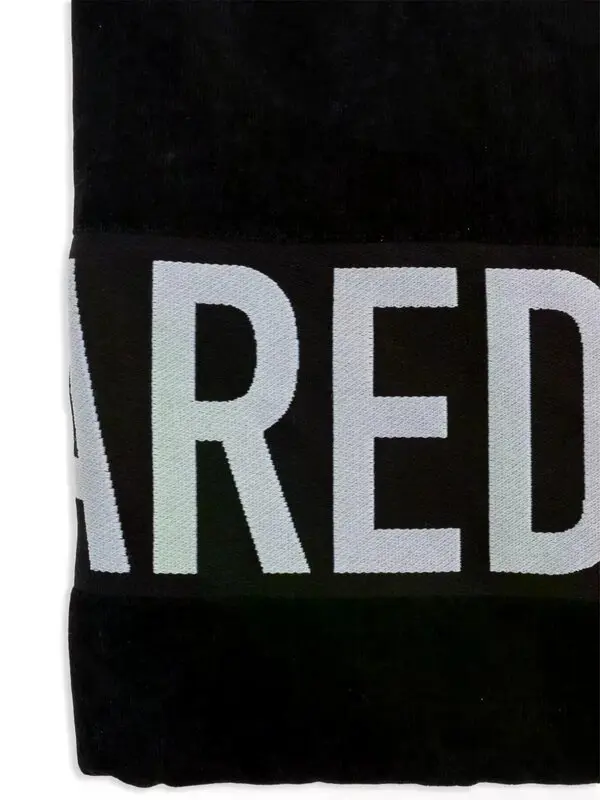Dsquared2 Out Of Water Logo-intarsia Beach Towel