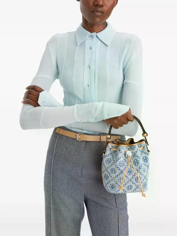 Tory Burch Monogram Bucket Bag