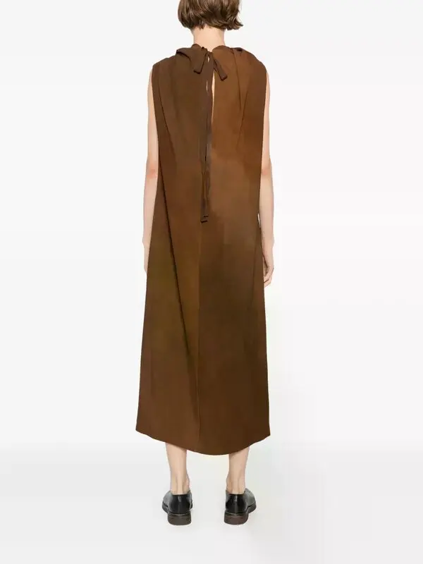 UMA WANG Amana' Sleeveless Maxi Dress
