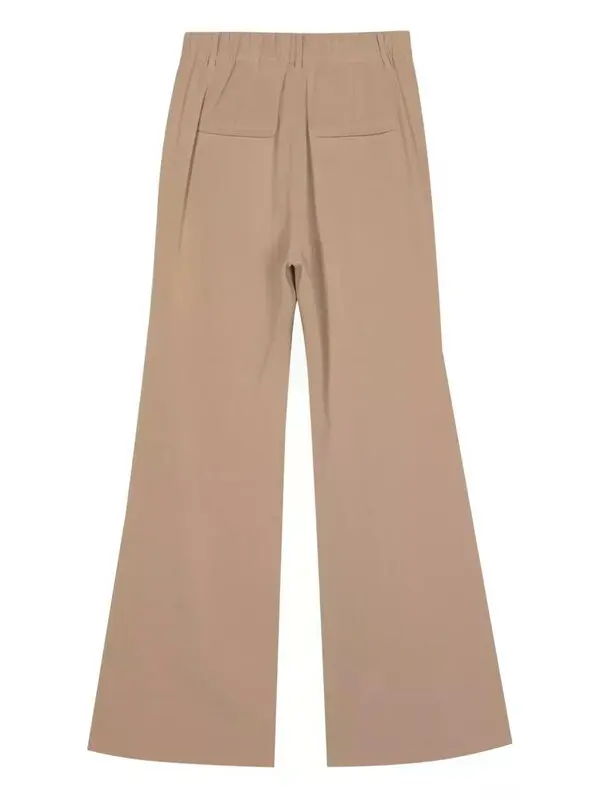 Alberto Biani Flared Tailored Trousers - Neutrals