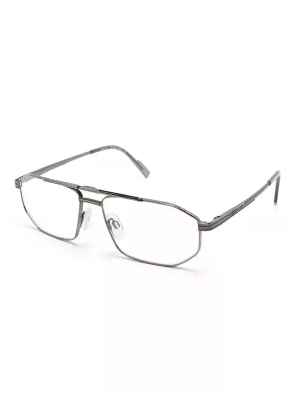 Cazal Pilot Frame Glasses - Silver
