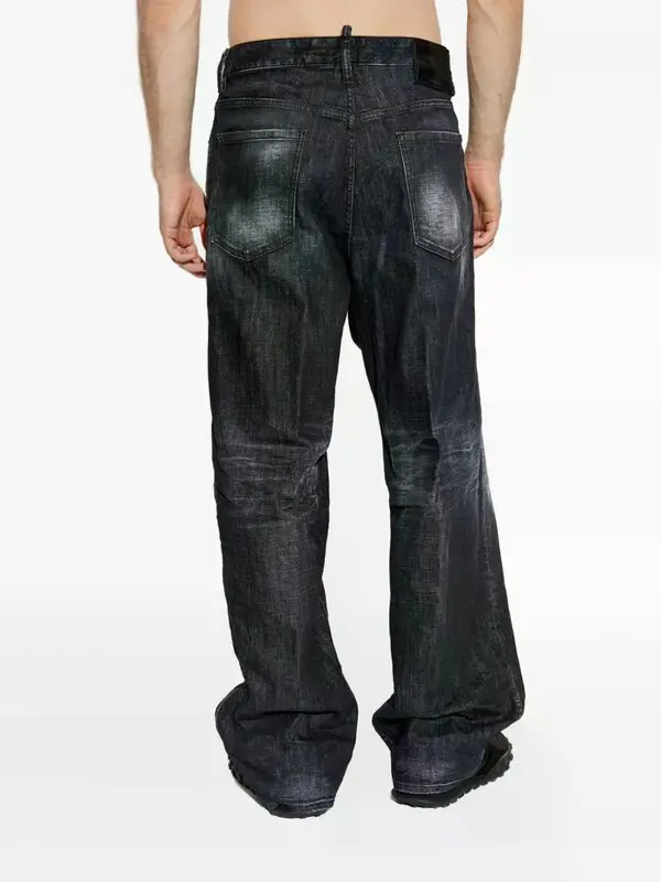 Dsquared2 Distressed Logo Patch Jeans