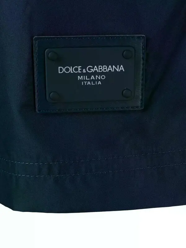 Dolce & Gabbana Logo-patch Swim Shorts