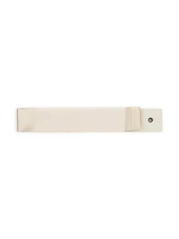 Dolce & Gabbana Engraved-logo Brass Tie Clip - Silver