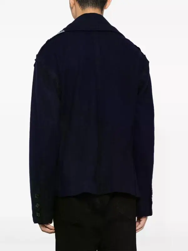 GREG LAUREN Patchwork Double-breasted Jacket