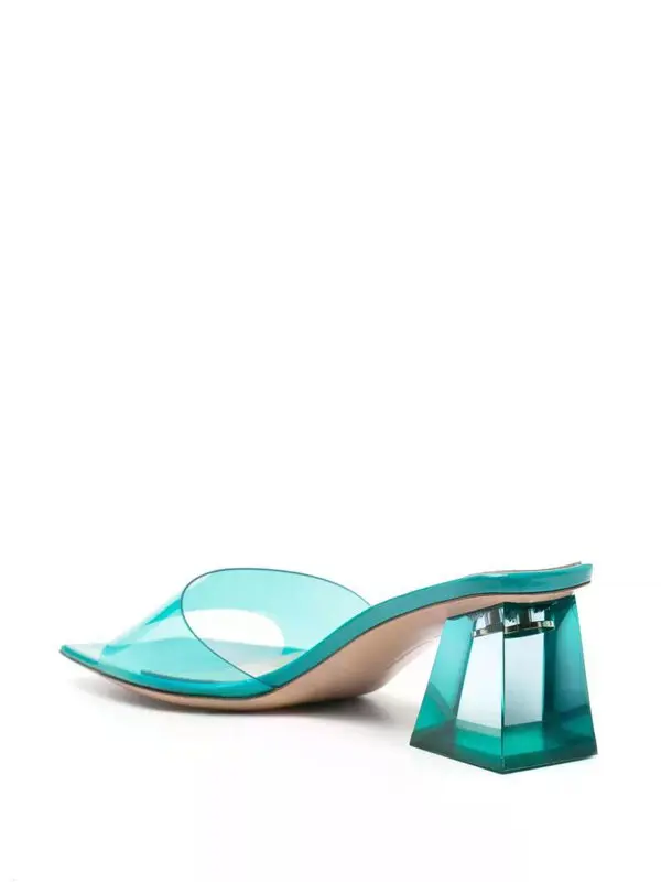 GIANVITO ROSSI Cosmic 55mm Mules - Blue