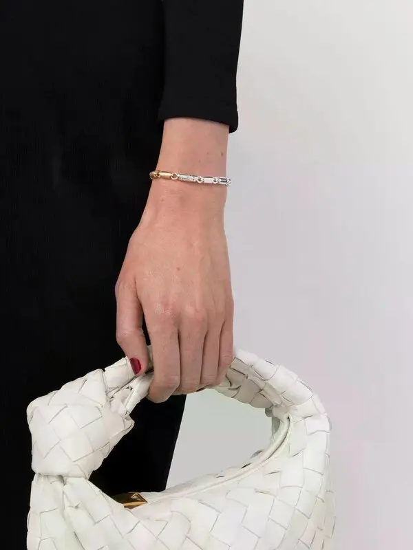 Le Gramme 18kt Gold And Sterling 27g Segment Bracelet