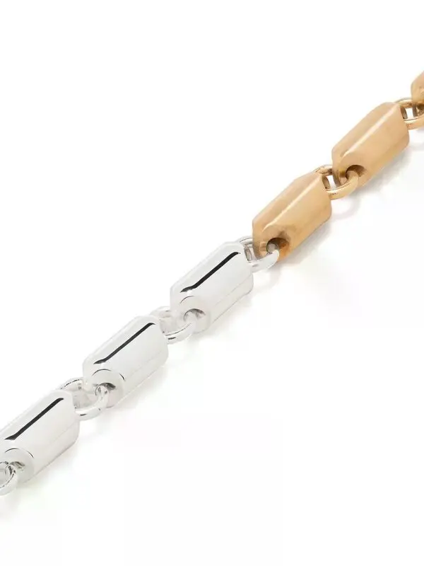 Le Gramme 18kt Gold And Sterling 27g Segment Bracelet