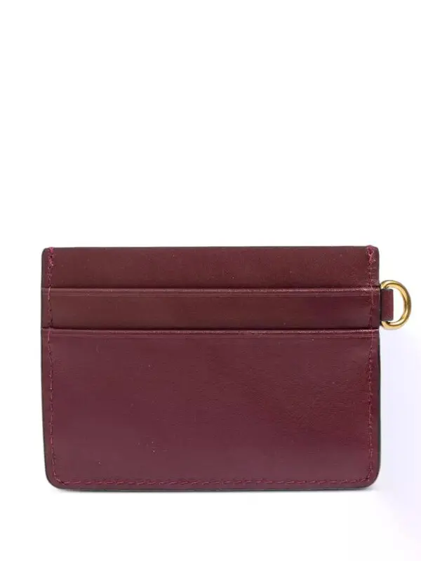 Isabel Marant Étoile Stud-embellished Card Holder - Red
