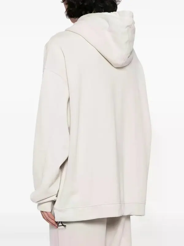 FIVE CM Terry Embroidered Cotton Hoodie