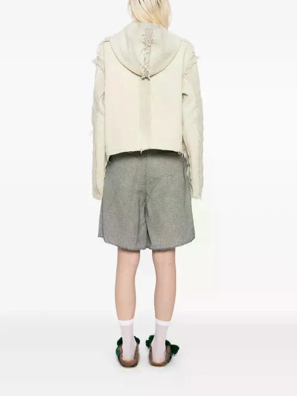MIDORIKAWA Raw Edge Hooded Jacket