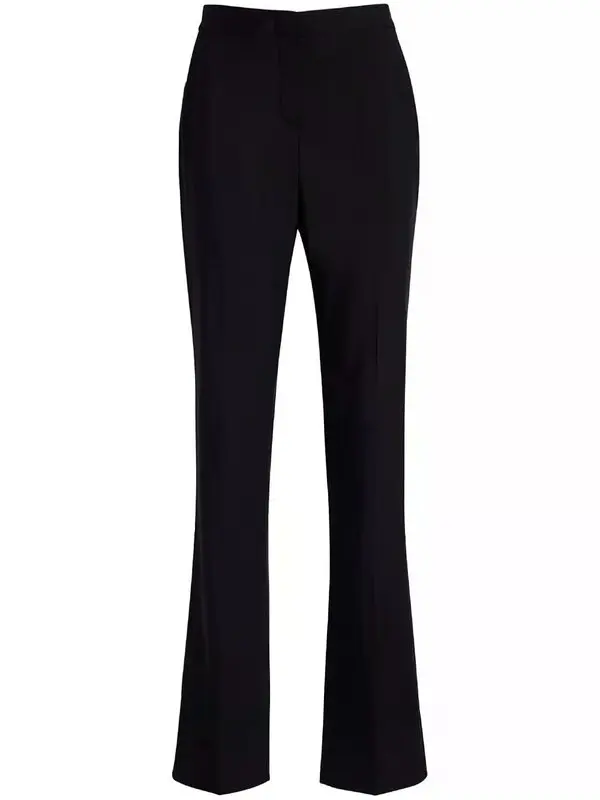 Another Tomorrow Slim-cut Tailored Trousers