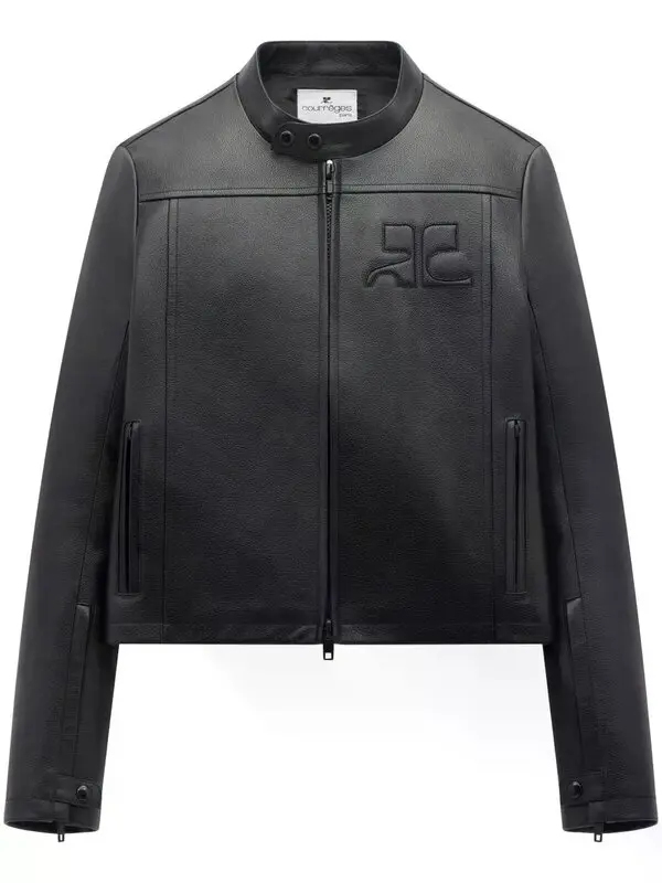 COURREGES Lambskin Biker Jacket