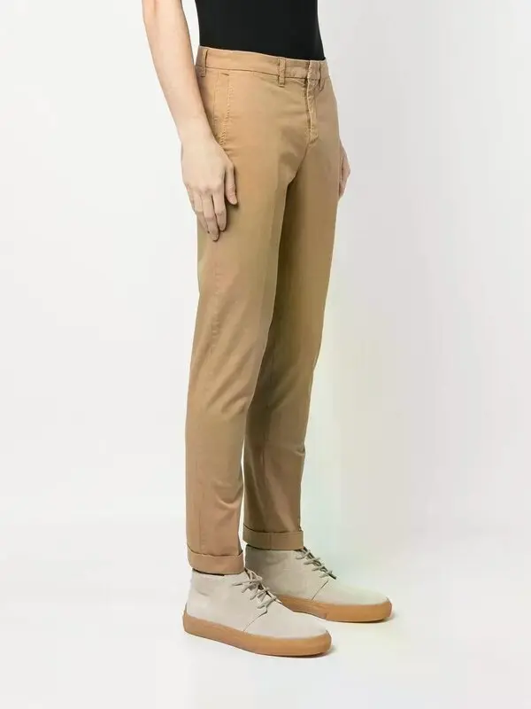 FAY Slim-fit Leg Trousers - Brown