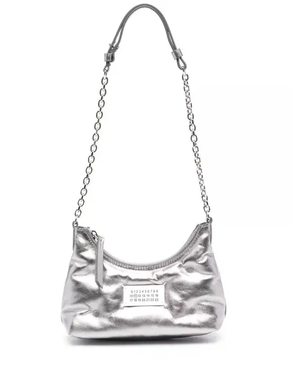 MAISON MARGIELA Micro Glam Slam Mini Bag - Silver