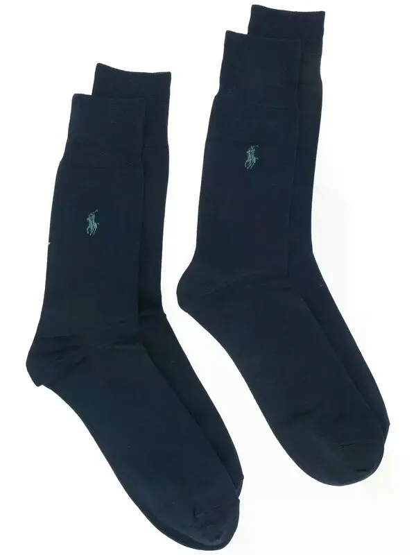 Polo Ralph Lauren Signature Pony Motif Socks - Blue