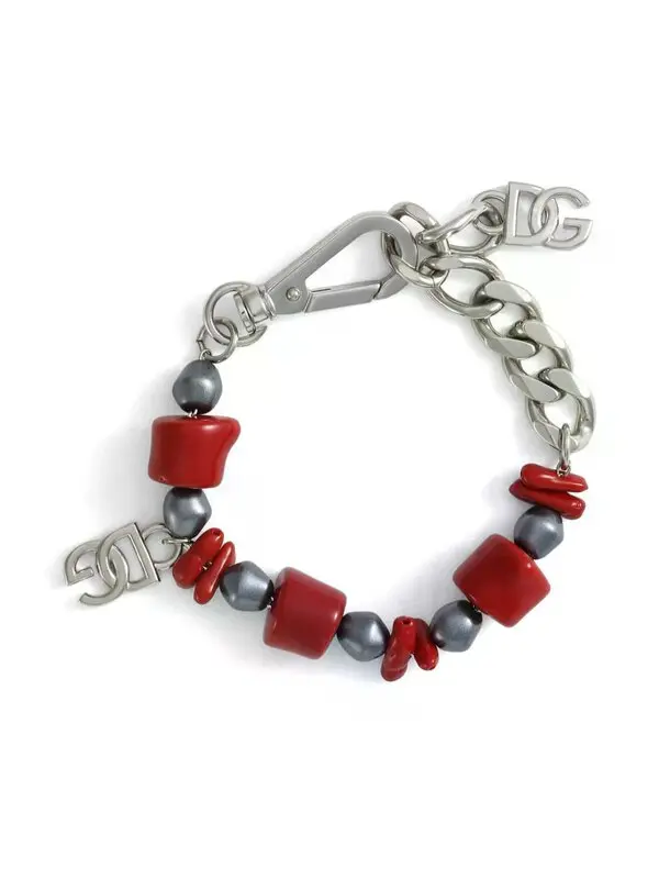 Dolce & Gabbana Beaded Bracelet - Silver