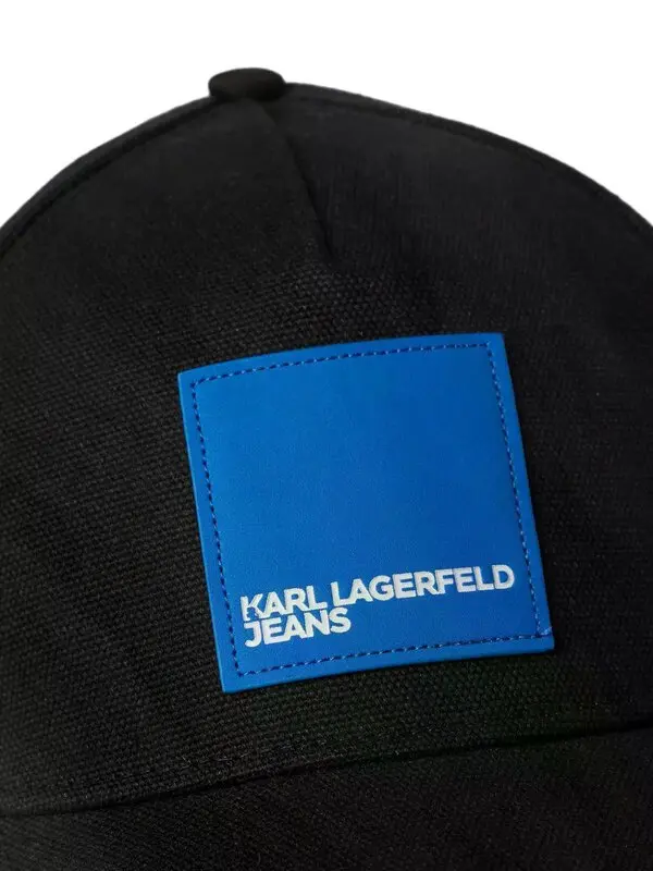 Karl Lagerfeld Logo-patch Baseball Cap - Black