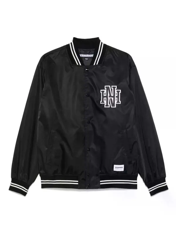 NEIGHBORHOOD Logo Patch Baseball Jacket
