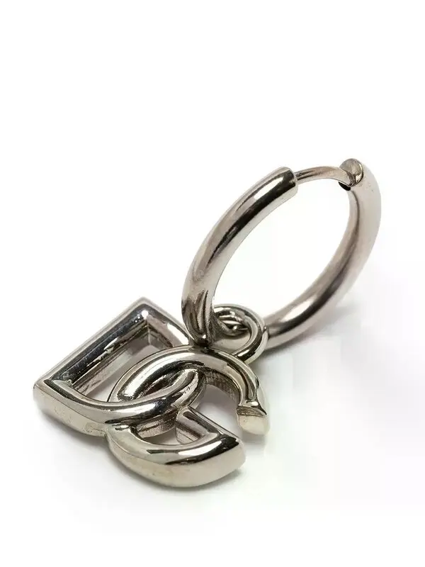 Dolce & Gabbana Dg Logo Hoop Earrings