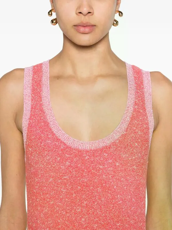 Jacob Cohen Speckle-knit Tank Top - Red
