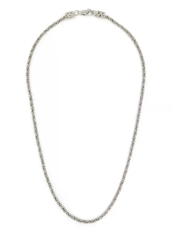Emanuele Bicocchi Sterling Curb Chain Necklace - Silver