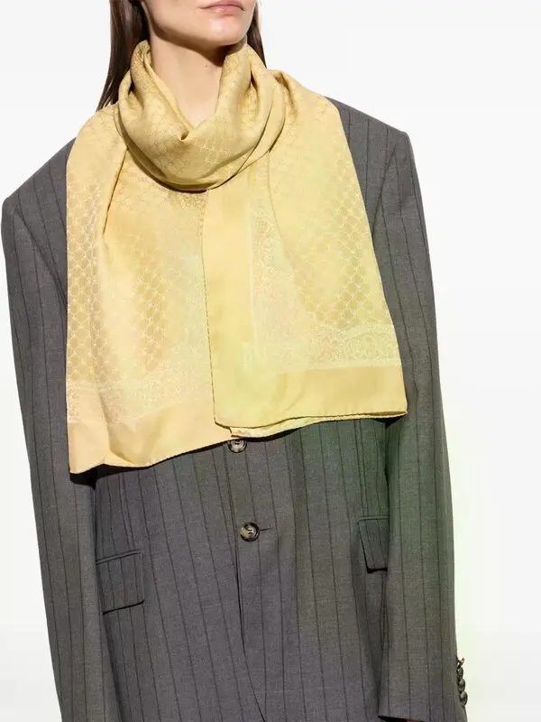 Moschino Monogram-jacquard Scarf