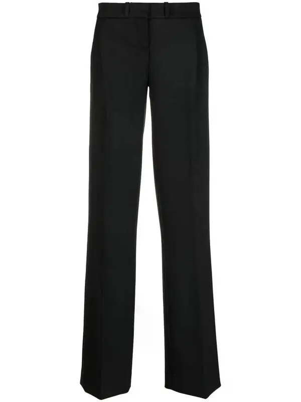 Coperni High-waisted Straight-leg Trousers - Black