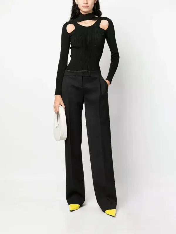 Coperni High-waisted Straight-leg Trousers
