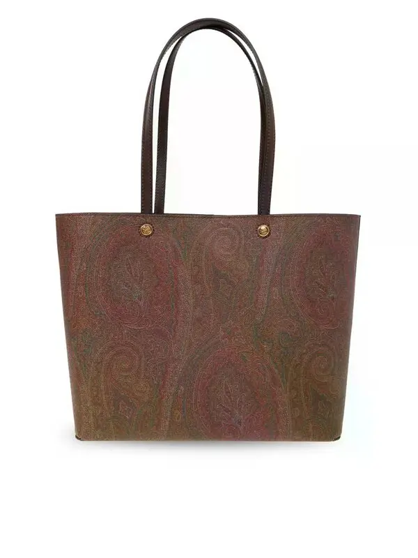 Etro Paisley Jacquard Shopper Tote Bag