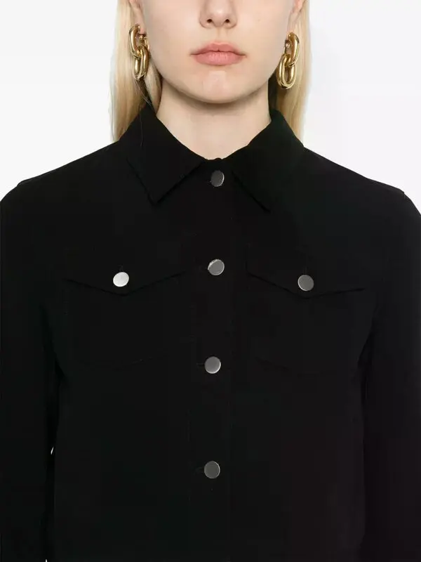 Theory Cropped Crepe Jacket
