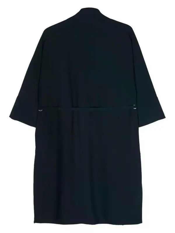 DRHOPE Crepe Belted Coat