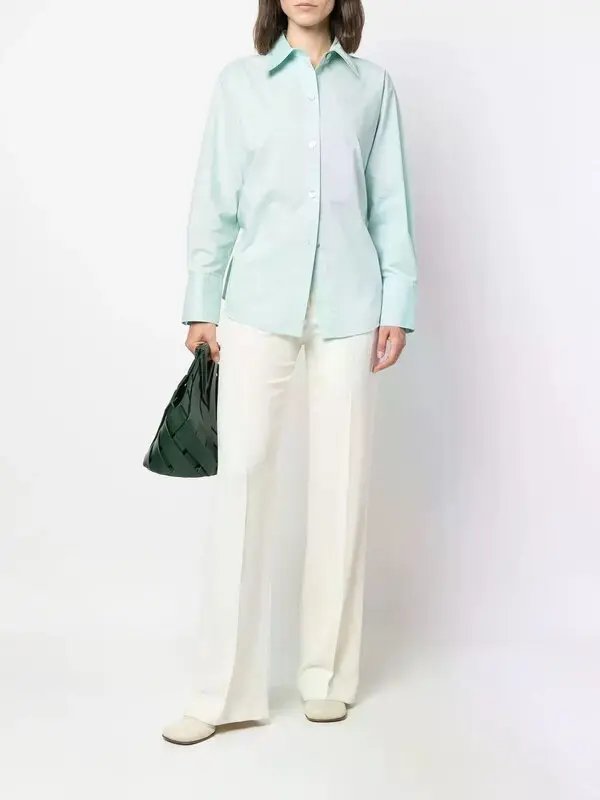 Vince Organic Cotton Blend Button-down Shirt